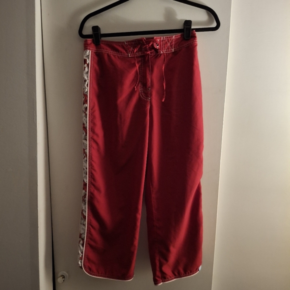 FUDA | Pants & Jumpsuits | Fuda Womens Red Athletic Pants With Side ...